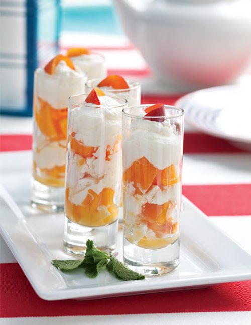 Peach Meringue Parfaits | TeaTime Magazine