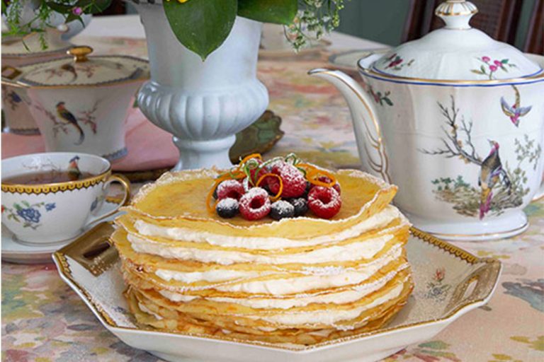 Orange Crêpe Cake | TeaTime Magazine